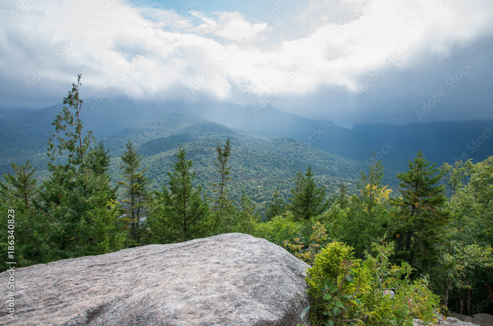 The summit of Mount Jo Lake Placid NY Stock Photo | Adobe Stock