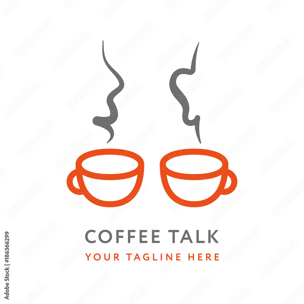 Coffee House Talk Story Conversation Shop Logo Design Template Cup Mug coffee-house-talk-story-conversation-shop-logo-design-template-cup-mug