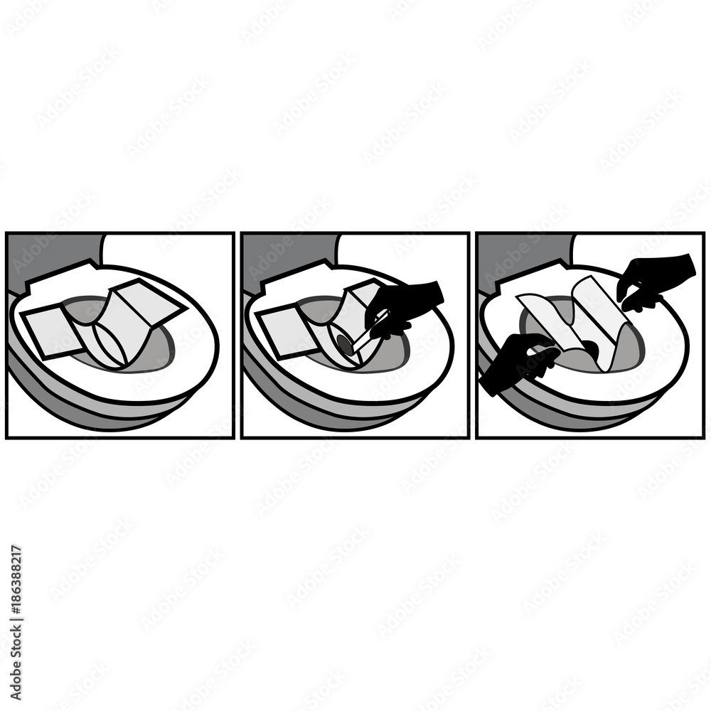 Instructions how to collect a poop sample for lab test Stock Vector ...