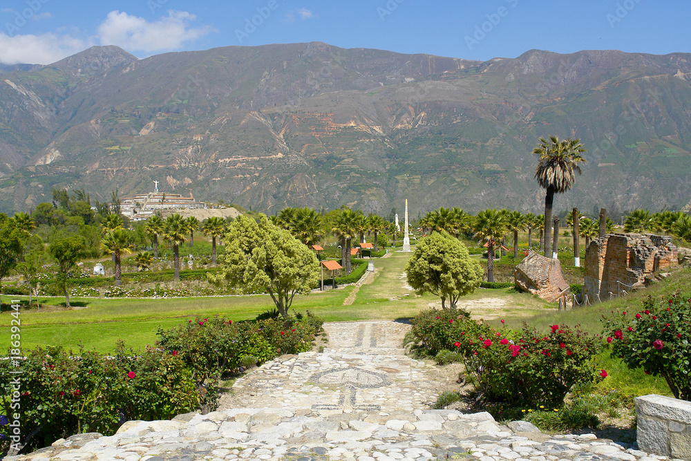 Yungay in north Peru destroyed by debris avalanche from Nevado ...