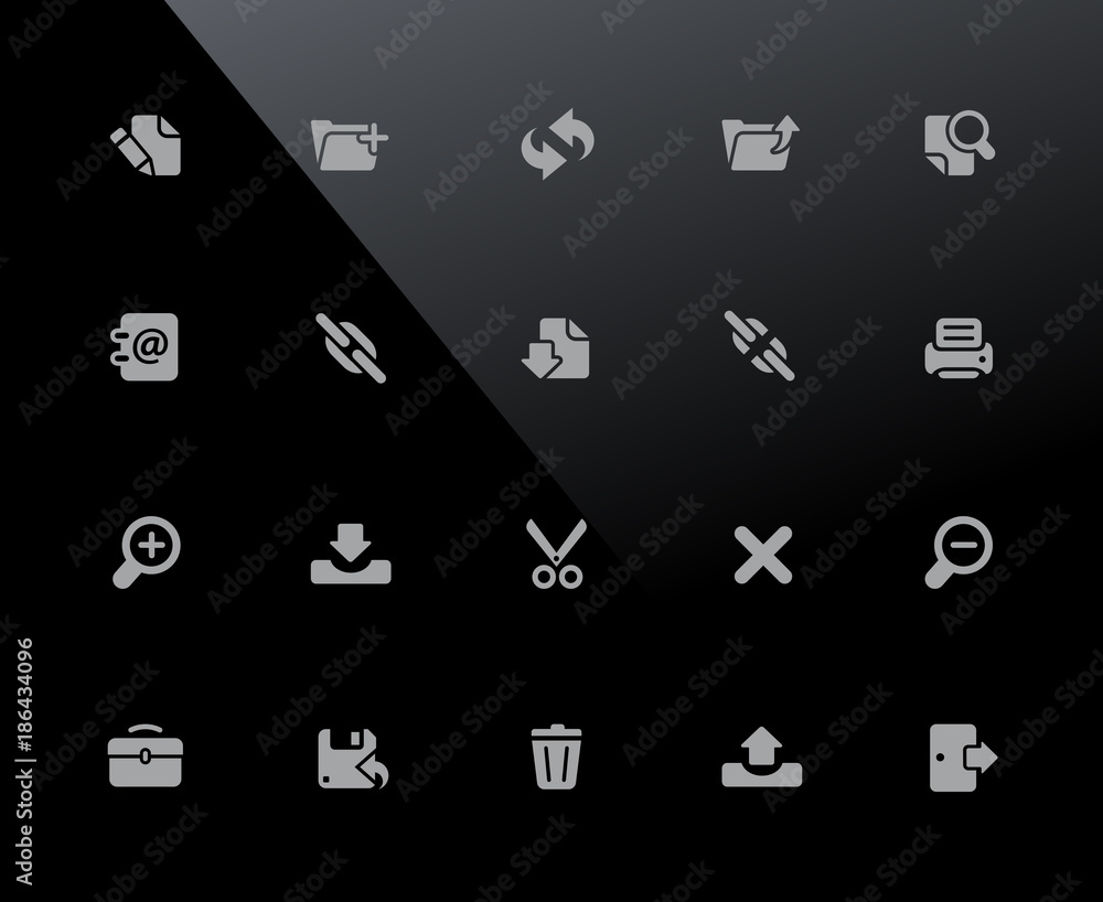 Interface icons // 32px Series - Vector icons adjusted to work in a 32 ...