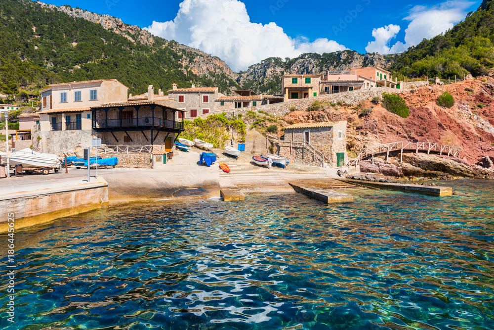 Boat Ramp in Port de Valldemossa Mallorca Spain Stock Photo | Adobe Stock