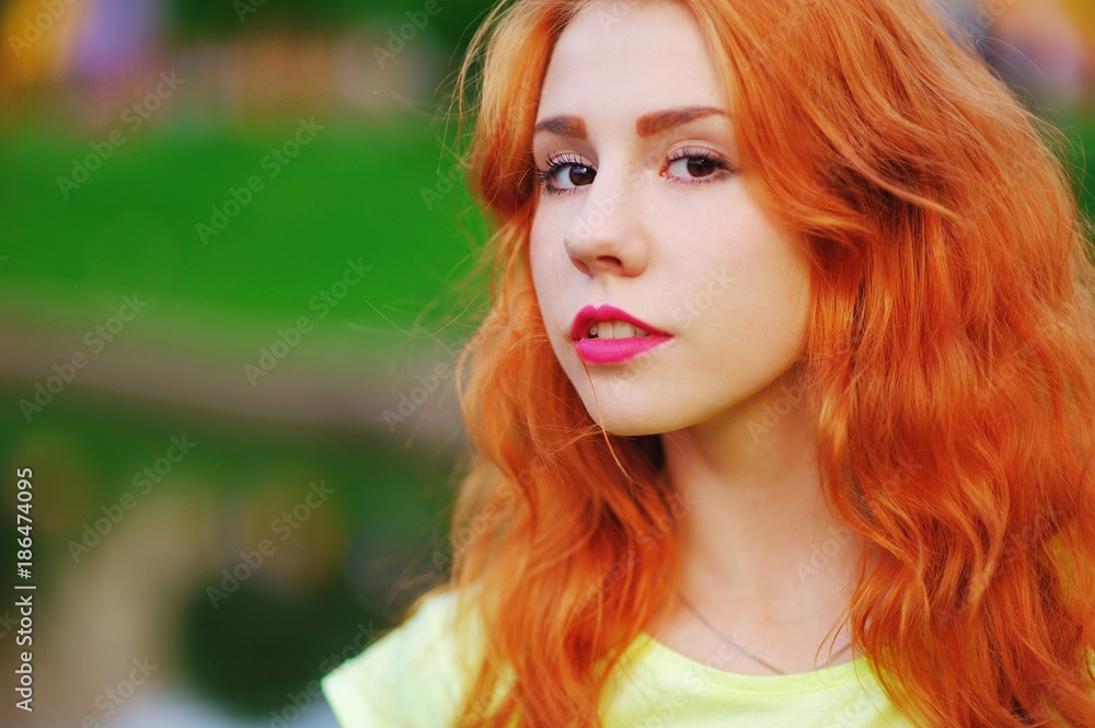 Beautiful Fiery Orange Hair
