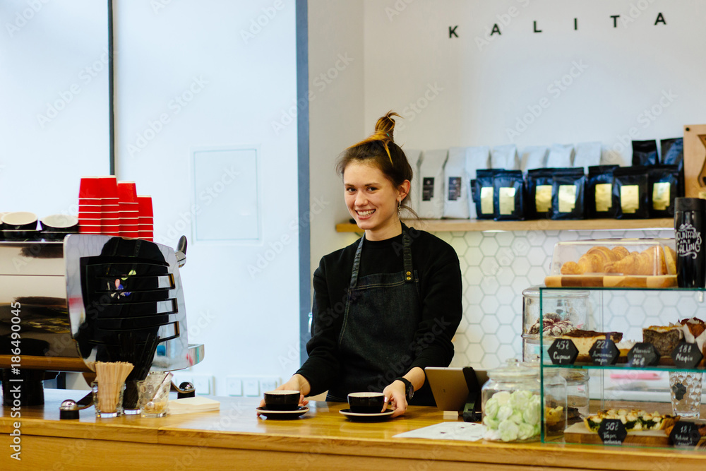 Hipster Barista Woman