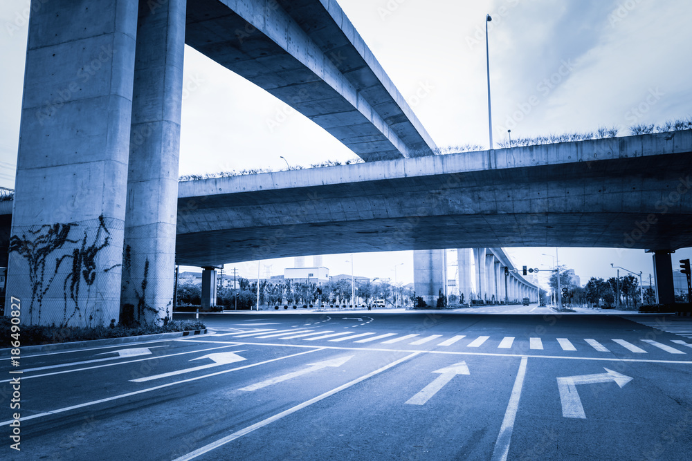 Highway Junction Flyover Ramps New Highway road junction inter section ...