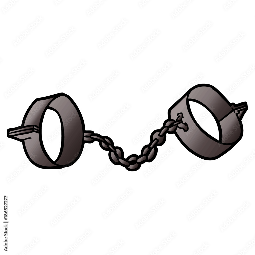 cartoon manacles Stock Vector | Adobe Stock