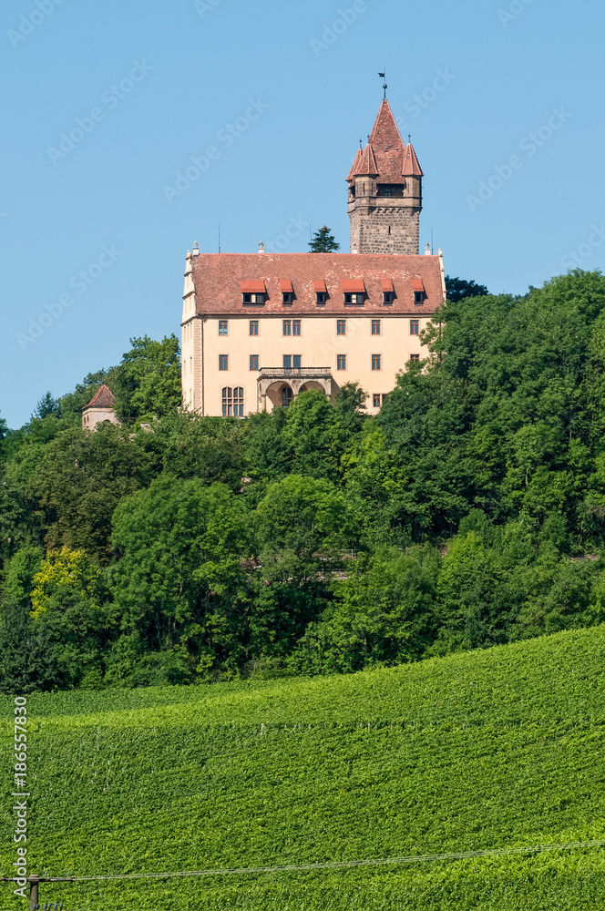 Schloss Stocksberg über Brackenheim-Stockheim Stock-Foto | Adobe Stock
