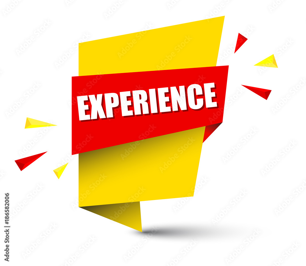 banner experience Stock Vector | Adobe Stock
