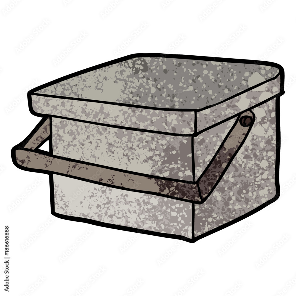 cartoon tub with handle Stock Vector | Adobe Stock