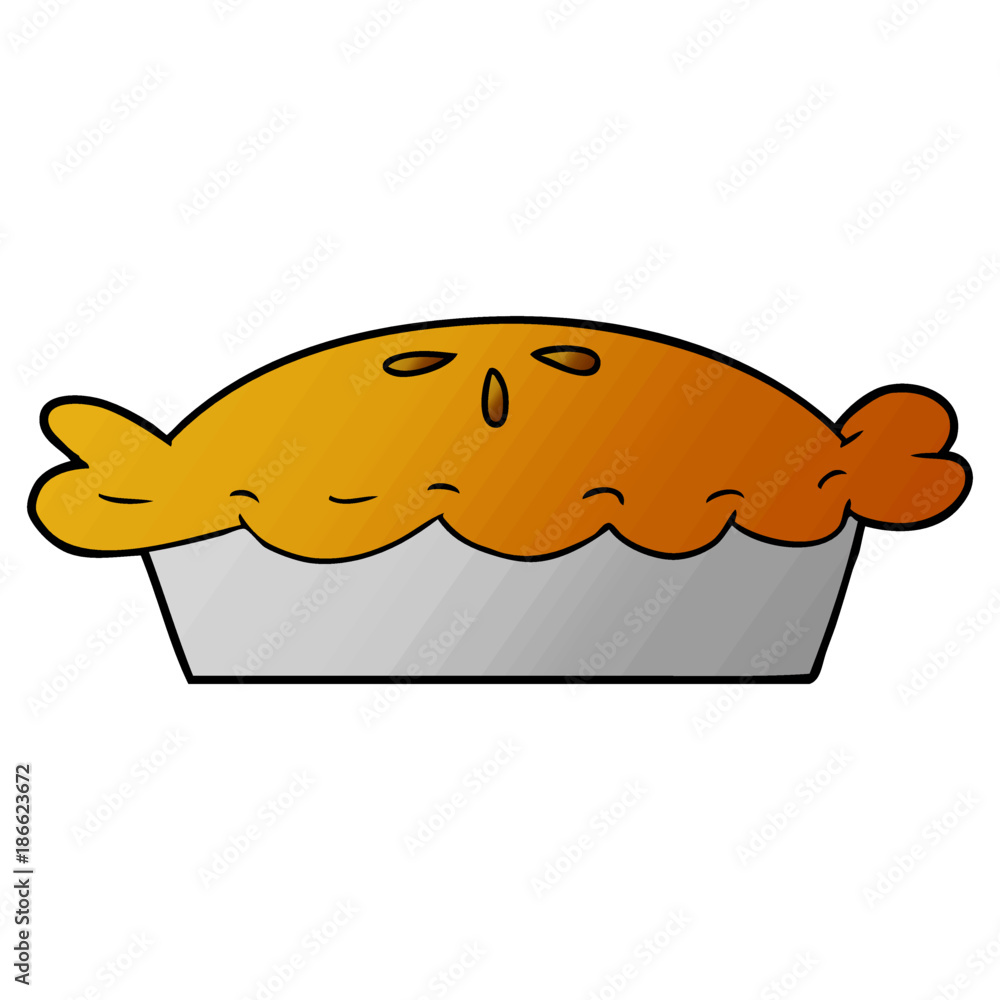 cartoon pie Stock Vector | Adobe Stock