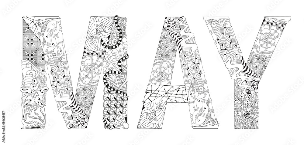 Decorative Word Coloring
