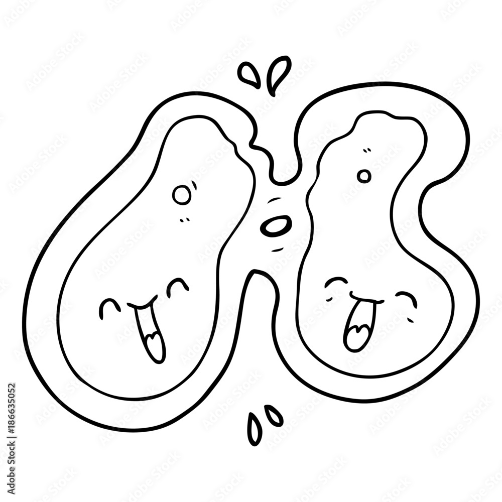 cartoon cell dividing Stock Vector | Adobe Stock