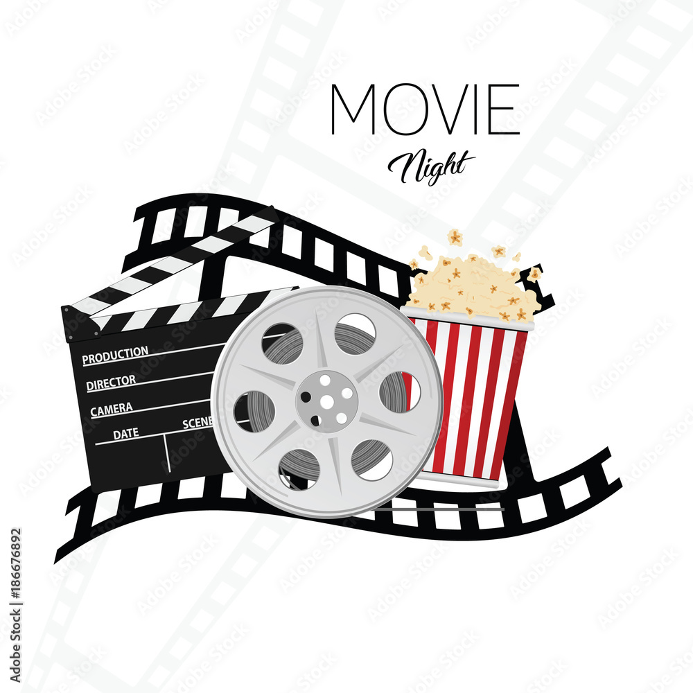 Movie Night Clipart