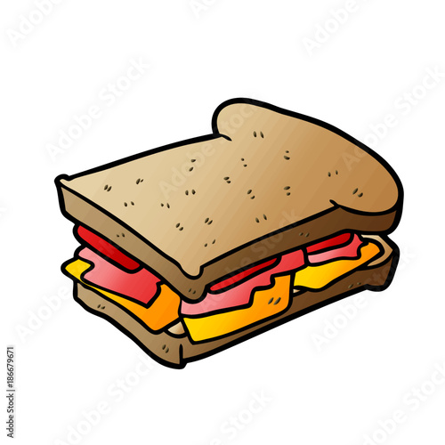 Ham Sandwich Clip Art