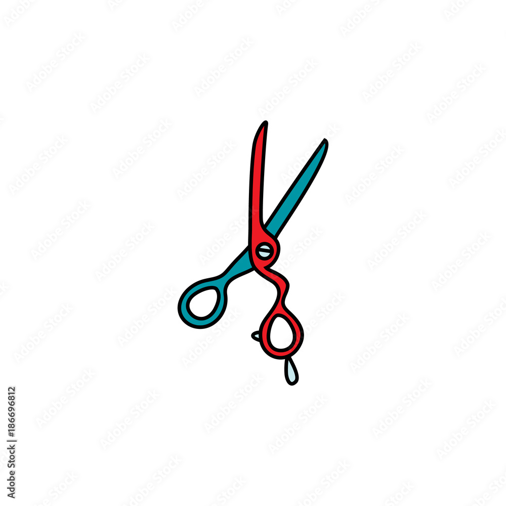 Hair Scissor Vector
