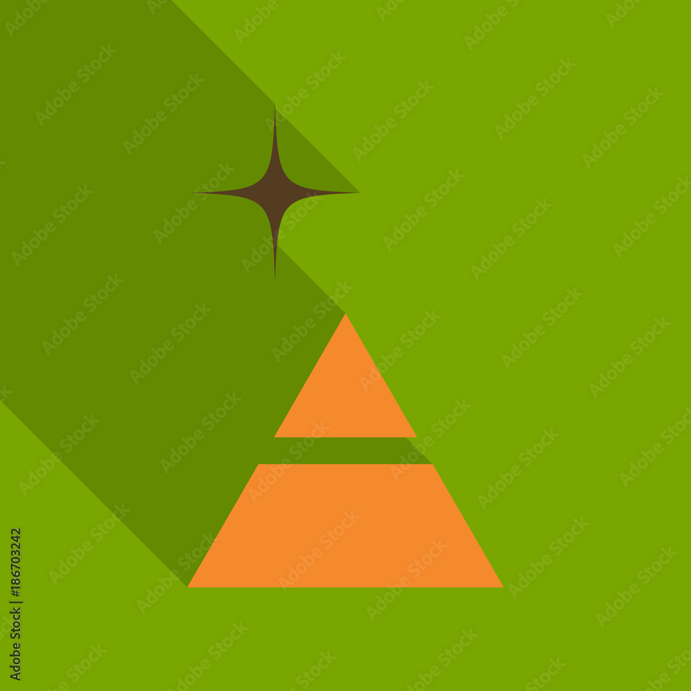 Pyramid Infographics. Triangle diagram, chart with 2 steps, options ...