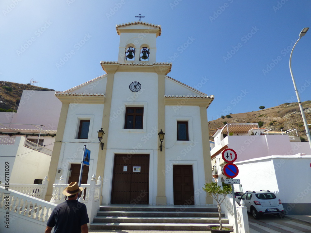 Playa La Mamola,localidad de Polopos en la provincia de Granada ...