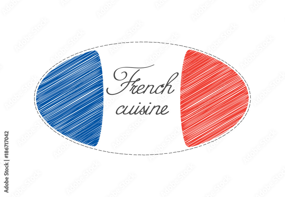 French Menu Background Design