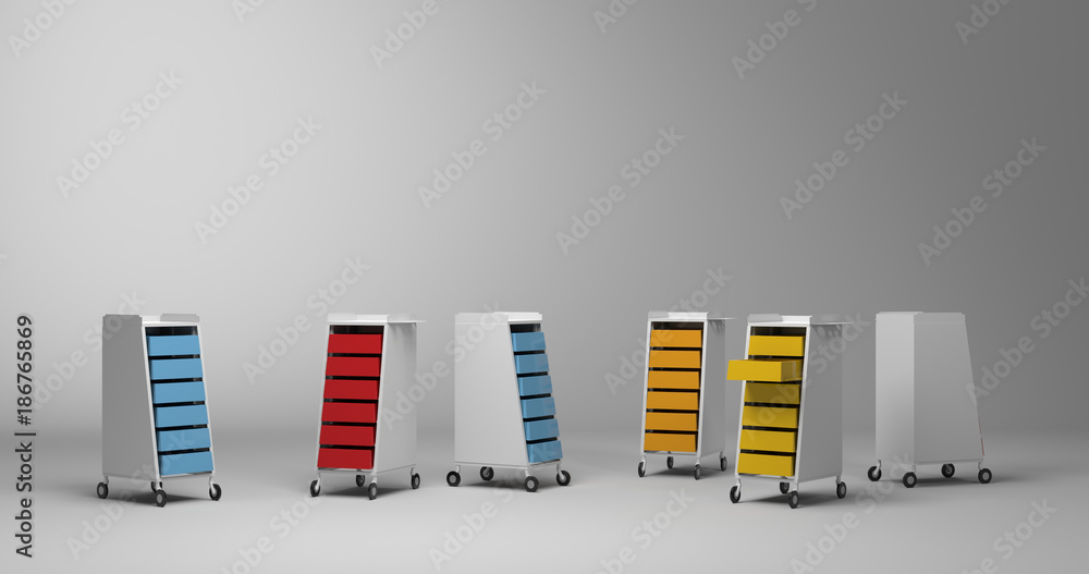 Retail store display, original detailed design and 3d rendering. Trade ...