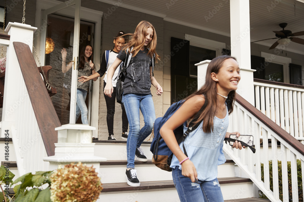 Leaving The House For School