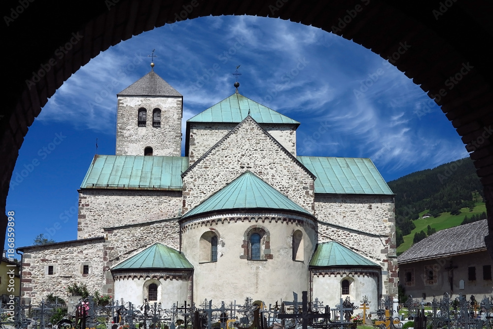 Stiftskirche von Innichen, Südtirol, Italien Stock Photo | Adobe Stock