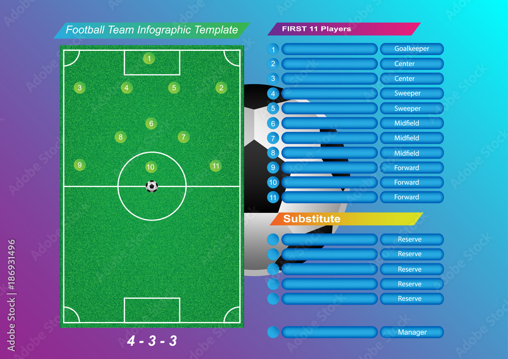 Football Diagram Template