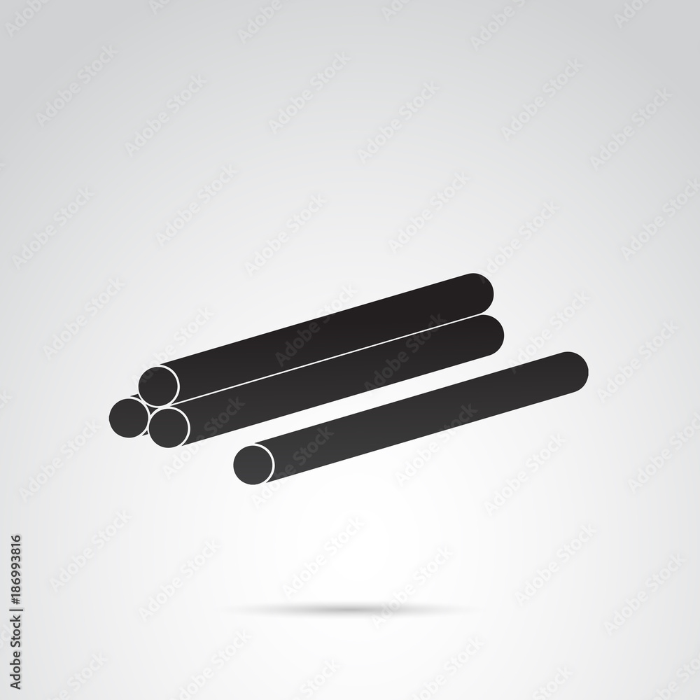 Pipe vector icon. Stock Vector | Adobe Stock
