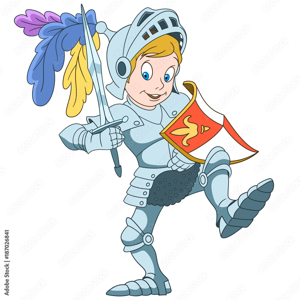 Cartoon Knight Sword