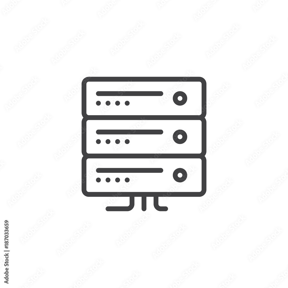 Server Rack Symbol