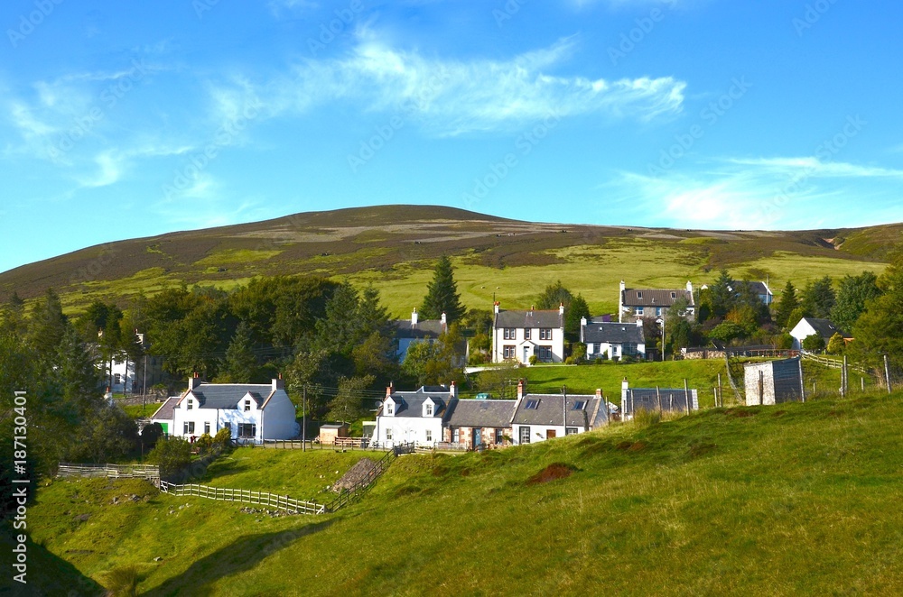 Leadhills is one of the highest villages in Scotland and is roughly ...