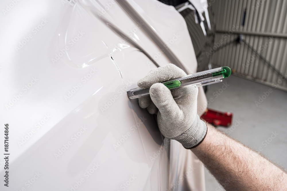 profi foliert auto mit glänzender folie car wrapping auto folierung ...