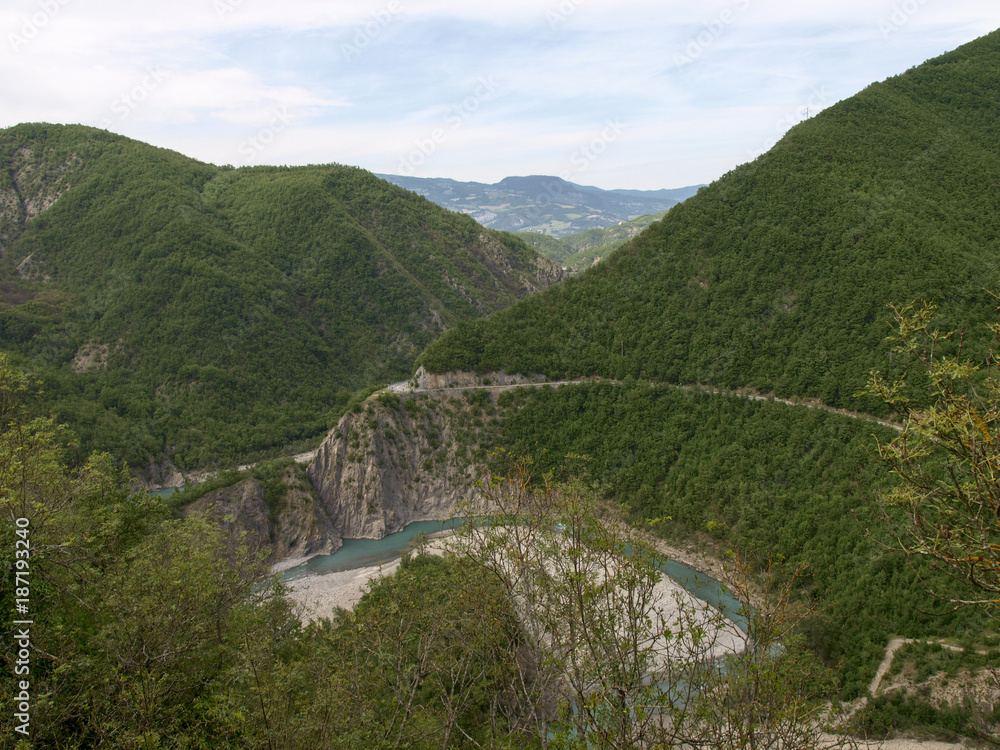 River Trebbia and trebbia Walley Stock Photo | Adobe Stock
