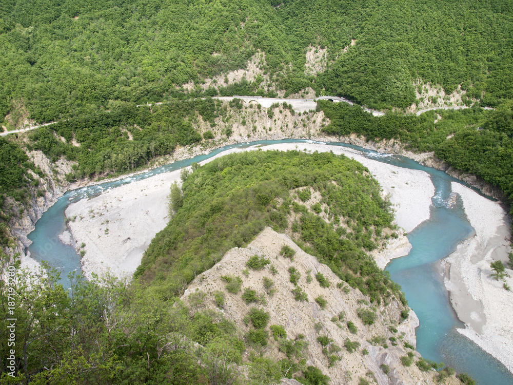 River Trebbia and trebbia Walley Stock Photo | Adobe Stock