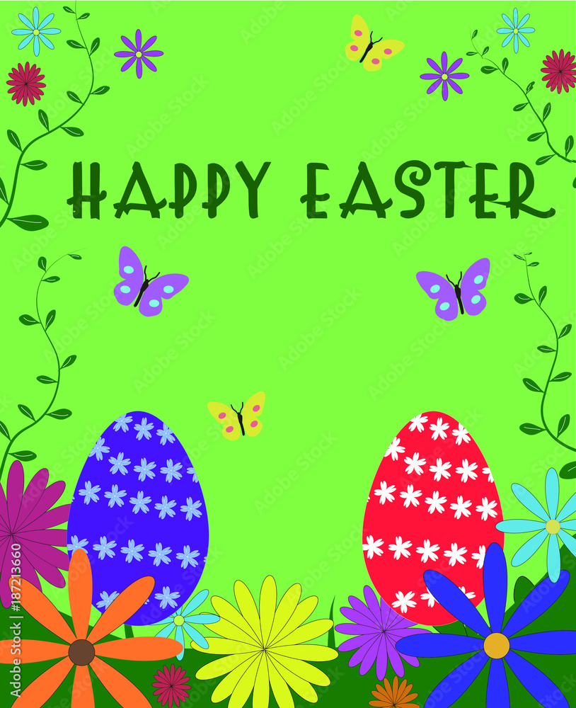 Easter Poster Background