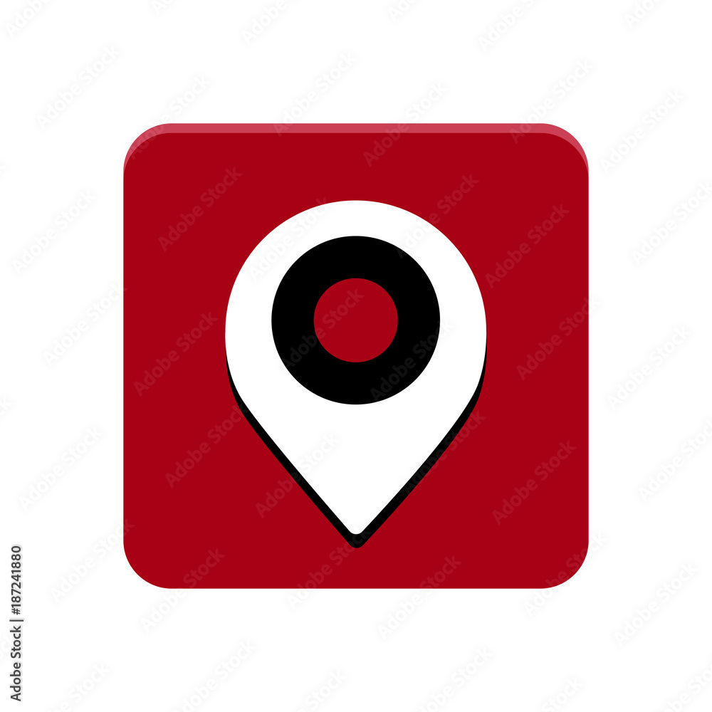 Map app button Stock Vector | Adobe Stock
