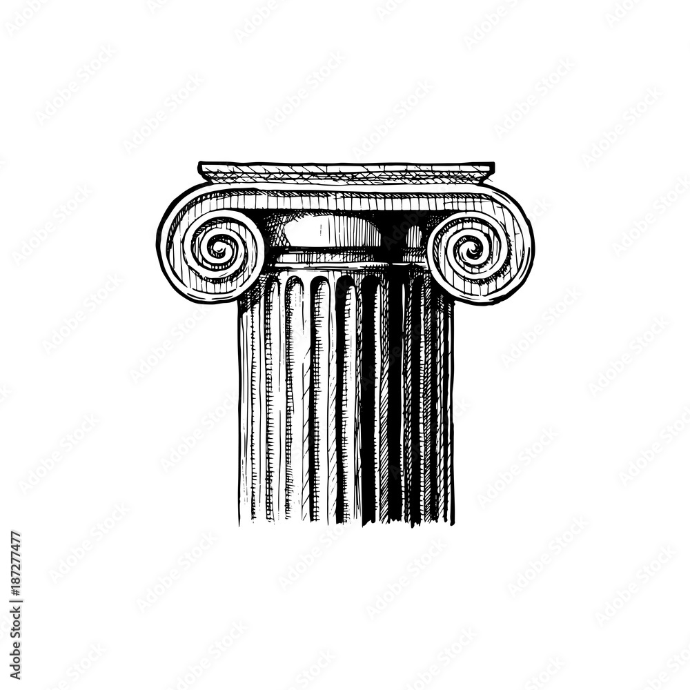 Capital. Classical order. Stock Vector | Adobe Stock
