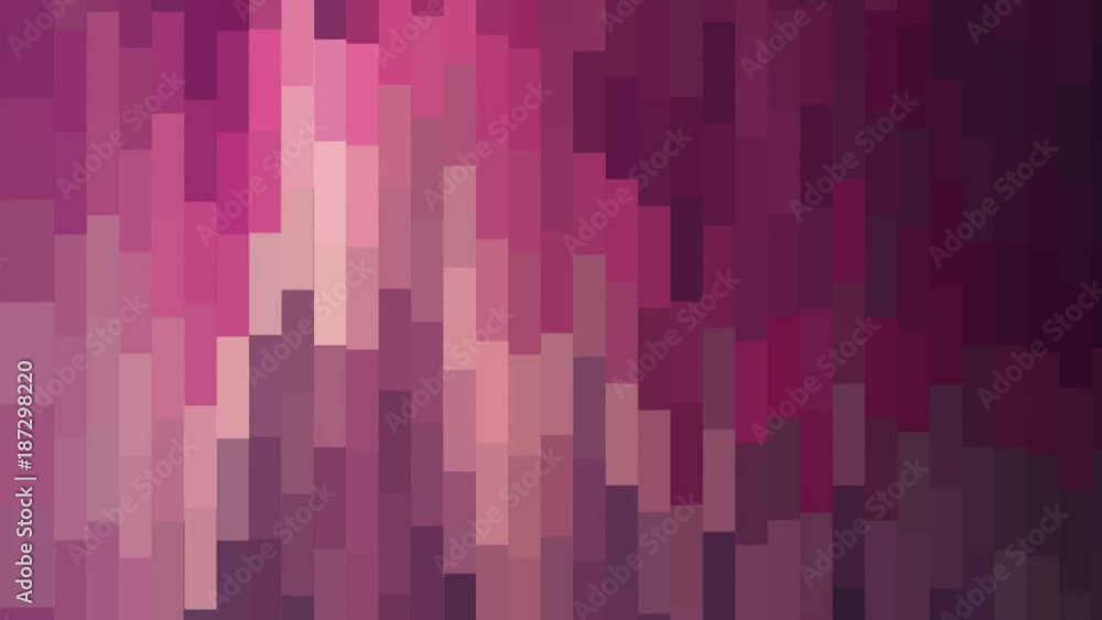 abstract soft pink color moving vertical pixel block background ...