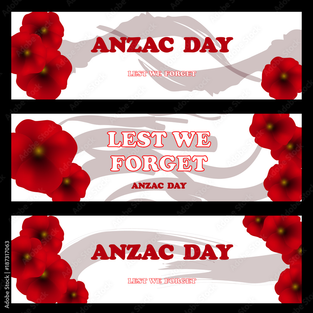 Remembrance Day, Anzac Day, Veteranâ s Day Background with Poppies ...
