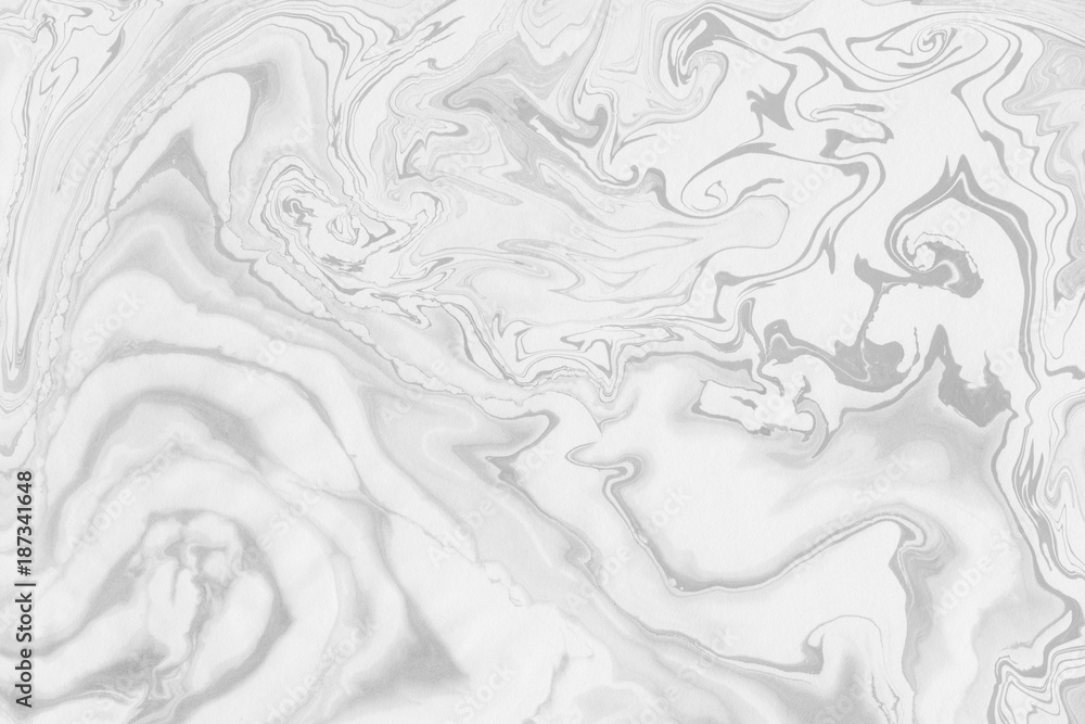 Suminagashi marble texture hand painted with grey ink. Digital paper ...