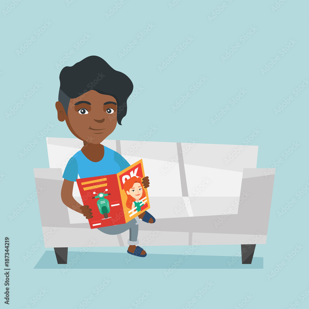 Cartoon Reading Magazine