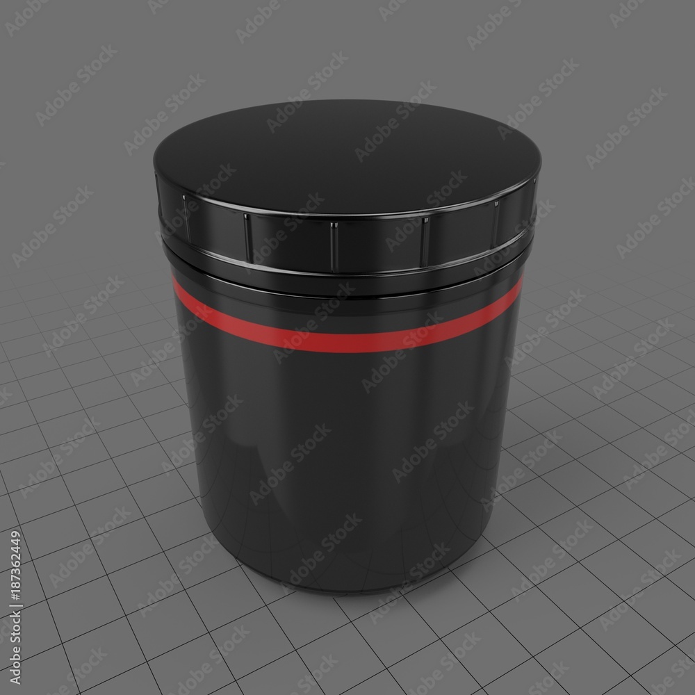 Dietary supplement container Stock 3D asset | Adobe Stock