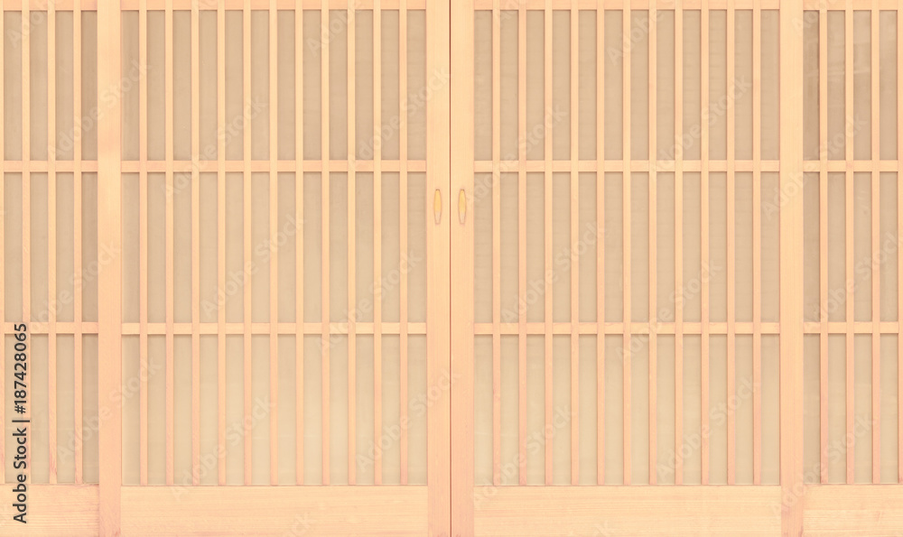 Shoji , Traditonal Japanese door , window or room divider consisting of ...