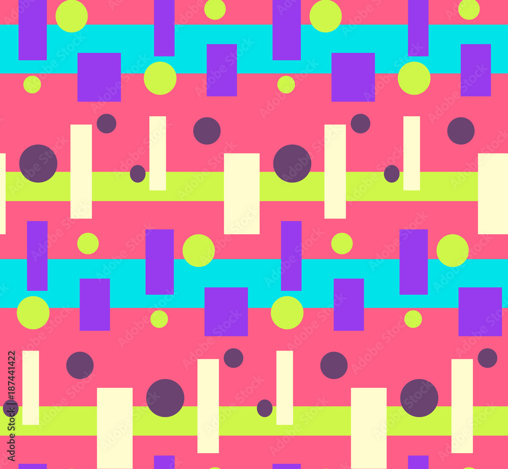 Simple Colourful Geometric Patterns