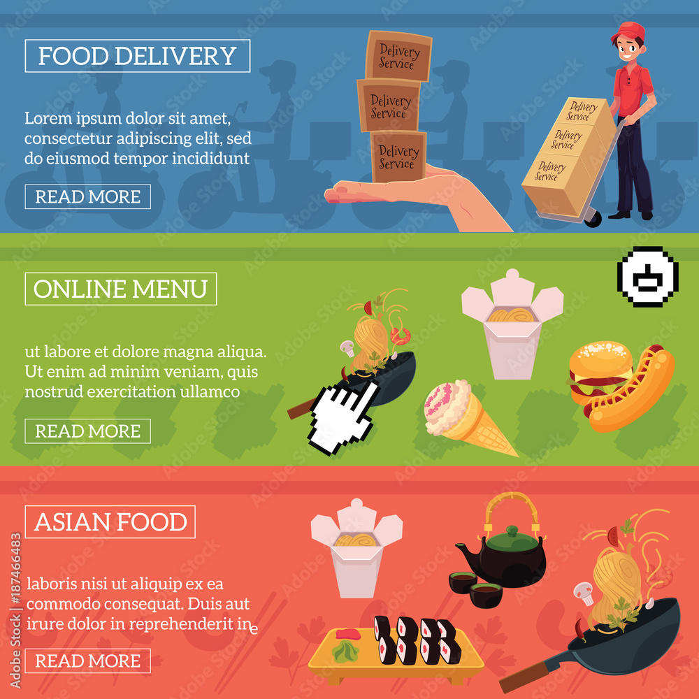 Infographic Food Delivery