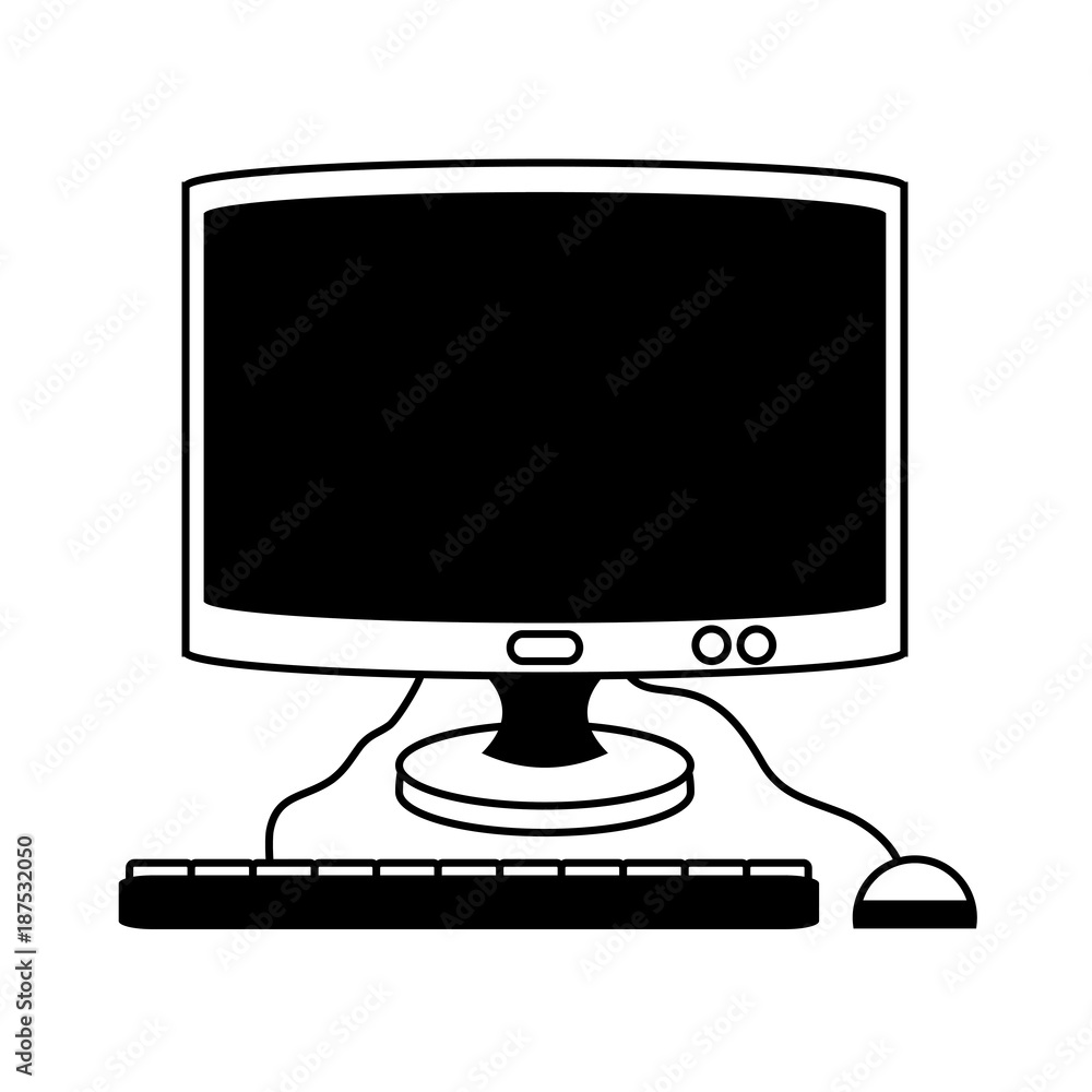 computer device icon Stock Vector | Adobe Stock