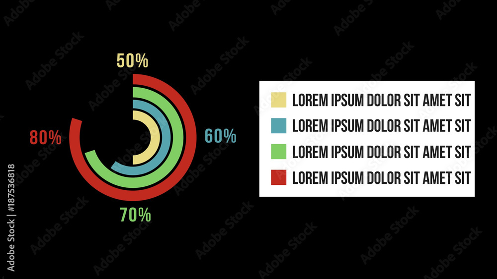 5 Infographic Measurement Titles Stock Template | Adobe Stock