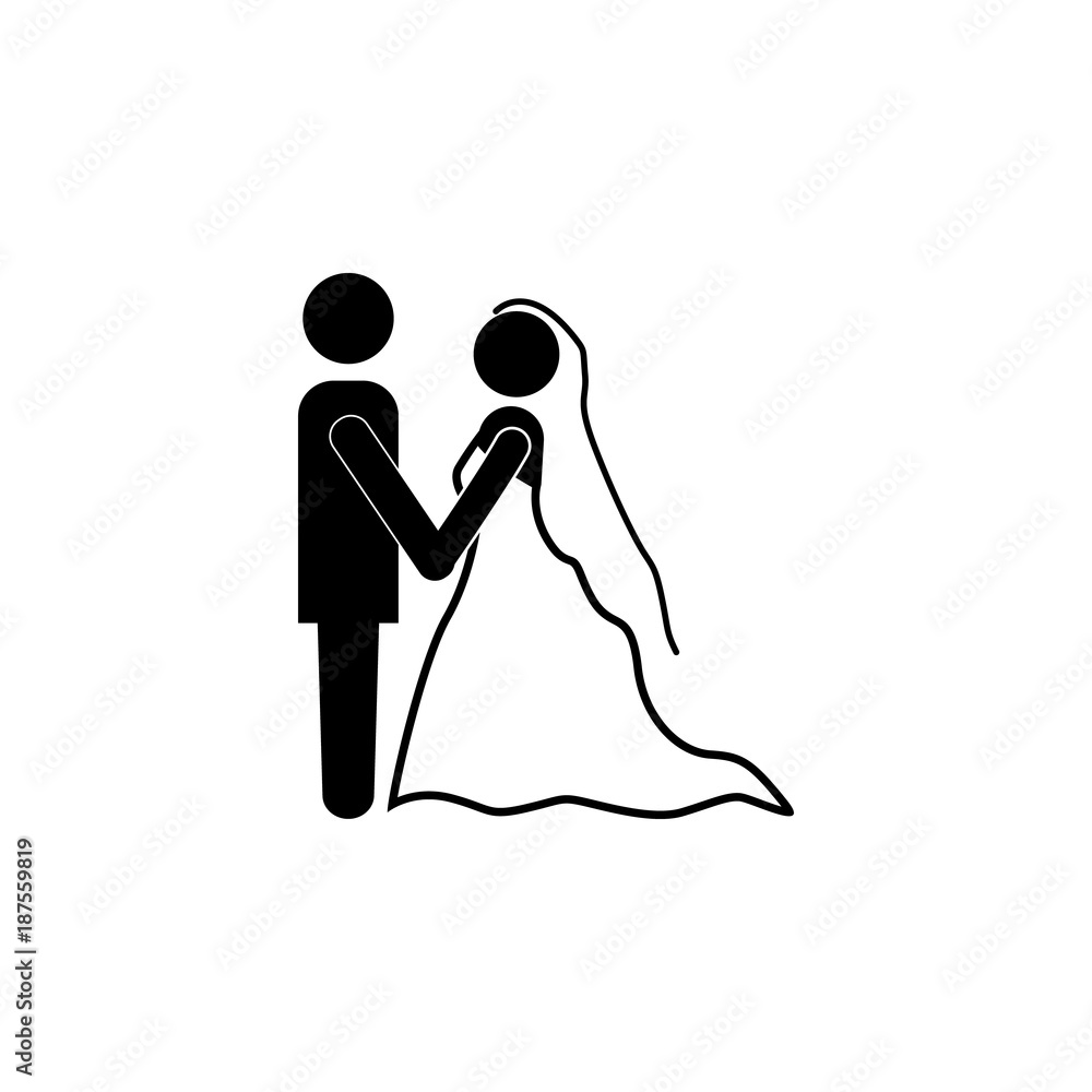 Bride And Groom Icon