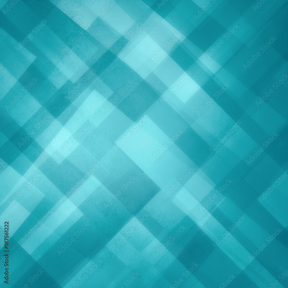 abstract blue background in bright light blue color with layers of ...