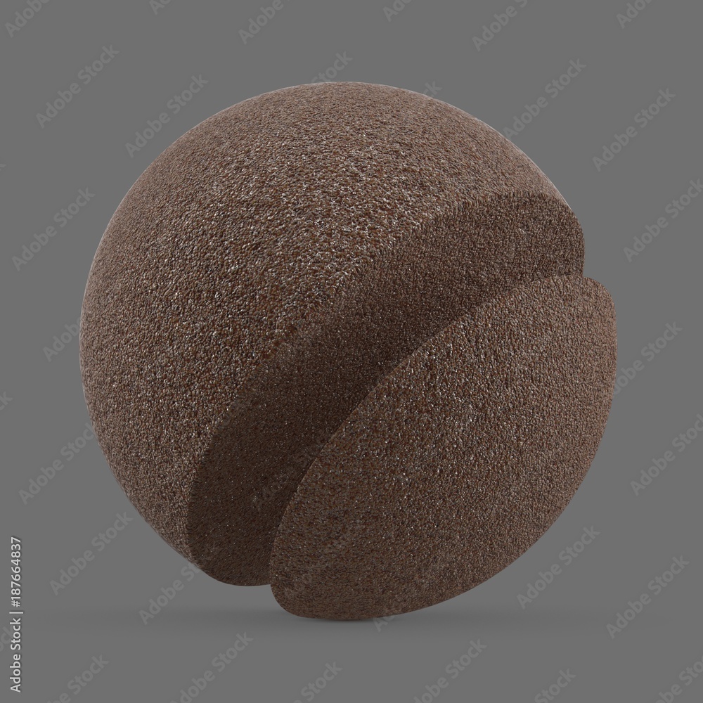 Red powder and sand Stock 3D asset | Adobe Stock