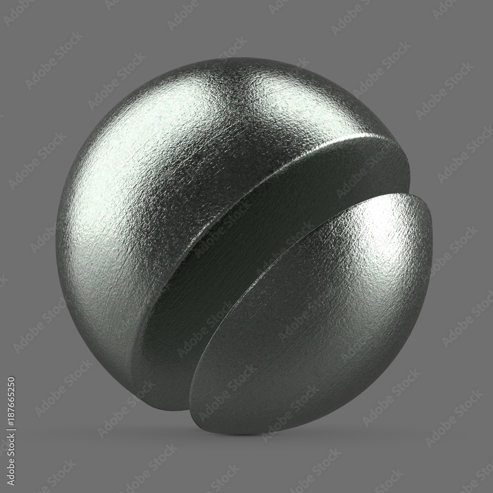 Shiny titanium Stock 3D asset | Adobe Stock